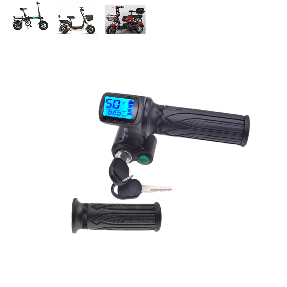 48V-Handlebar-Throttle-Speed-Controller-LCD-Speed-Display-for-Electric ...