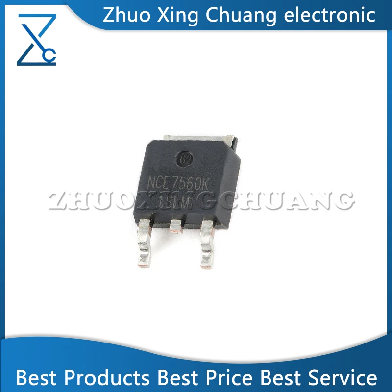 10PCS-NCE7560K-75V-60A-TO-252-NCE7560-MOS-FET-chip-is-brand-new-and ...