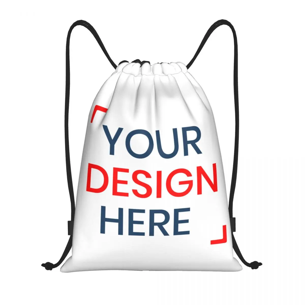 Custom-Custom-Customize-Logo-Drawstring-Backpack-Bags-Women-Men ...