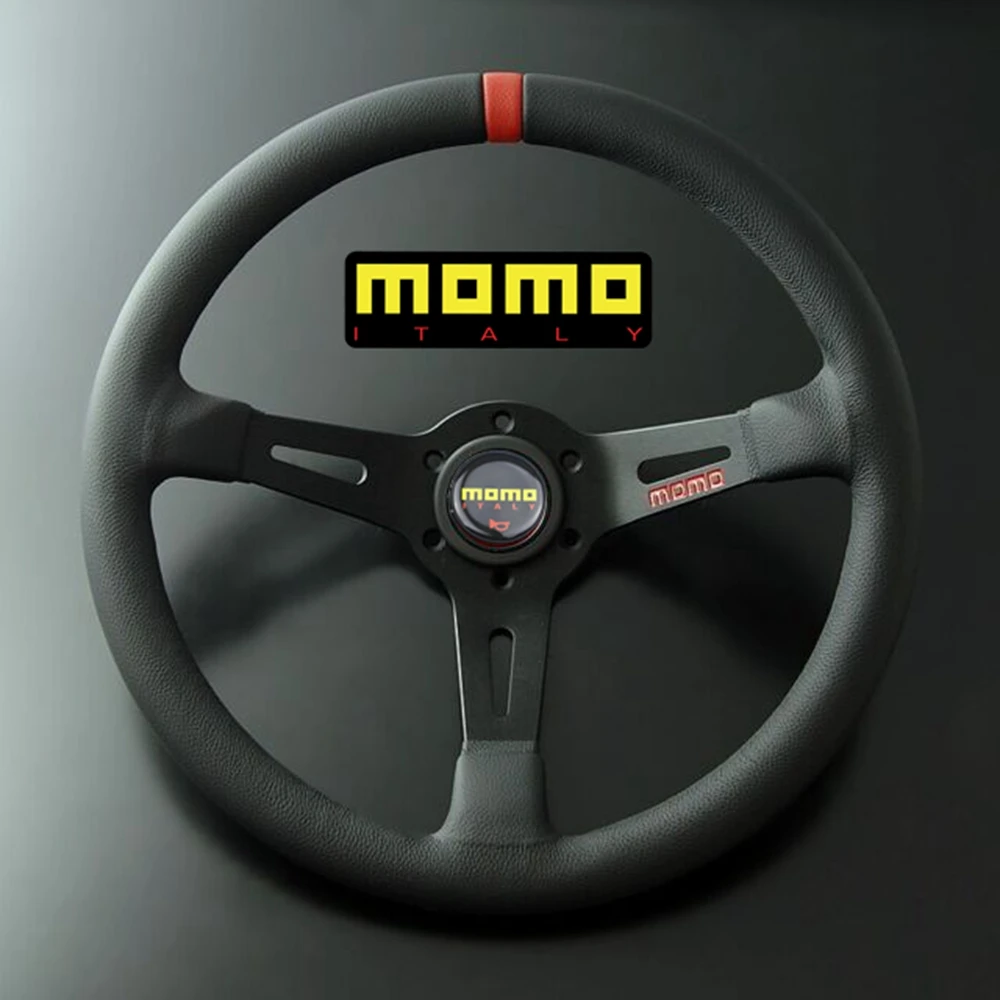 Universal-Racing-Rally-Car-Volante-Couro-de-Carbono-JDM-MOMO-Volantes ...