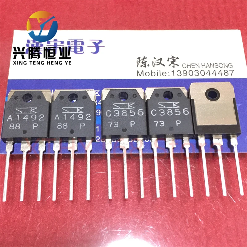 Transistor-original-do-amplificador-A1492-C3856-2SA1492-2SC3856-P-TO-3P ...