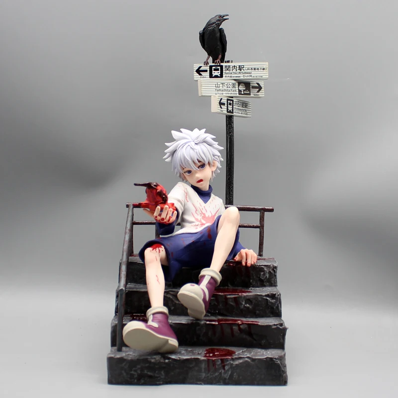 PVC-Anime-Figuras-HUNTER-HUNTER-para-Crian-as-Killua-Zoldyck-Action ...