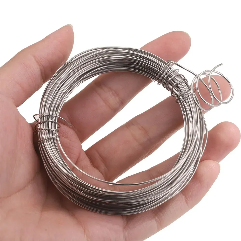 10M Stainless Steel Silver Color Wire Single Wire Beading Wire 0.3/0.4 ...