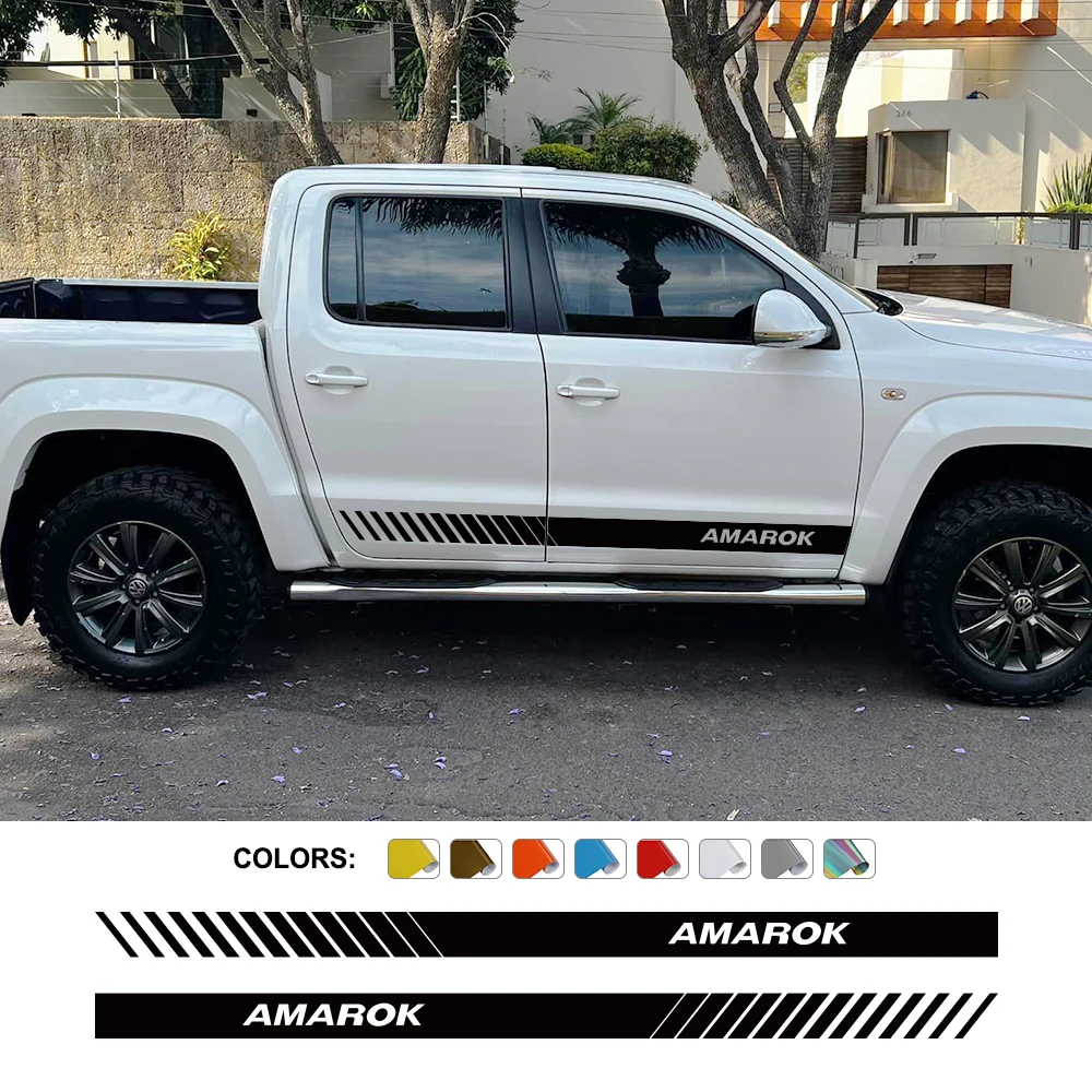 Car-Door-Side-Sticker-For-VW-Volkswagen-Amarok-V6-UTE-Tdi-4-Motion-Car ...