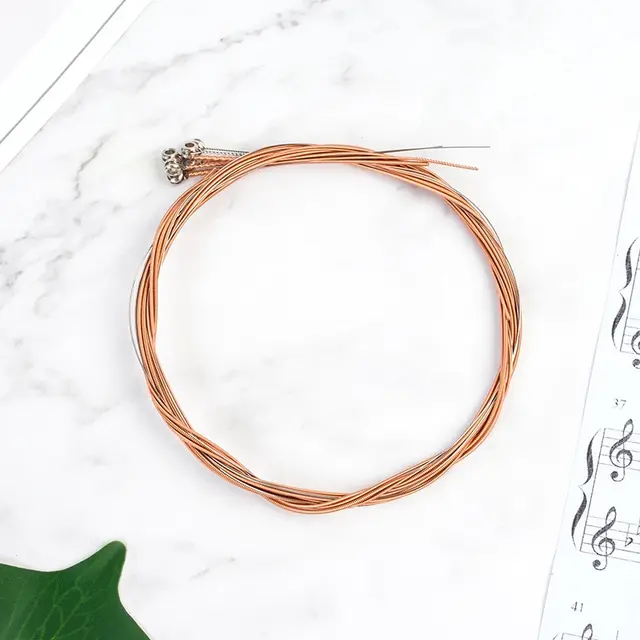1 SET 6 Pieces Copper Guitar Strings 1-6 for Classical Classic Steel ...