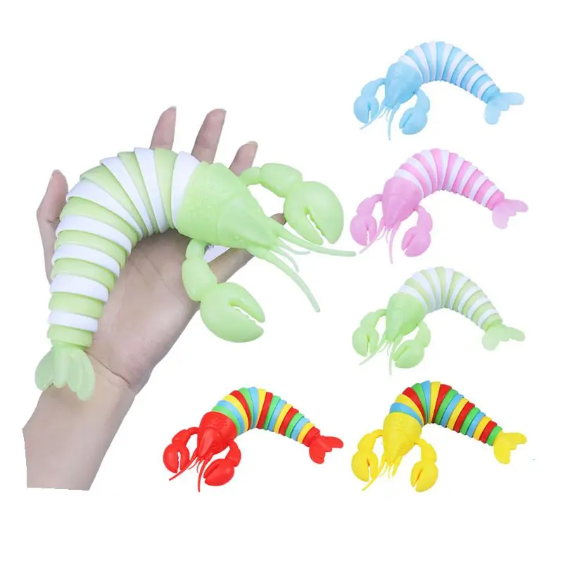 Articulated Slug Fidget | Fidget Sensory Slug | Rainbow Fidget Slug ...