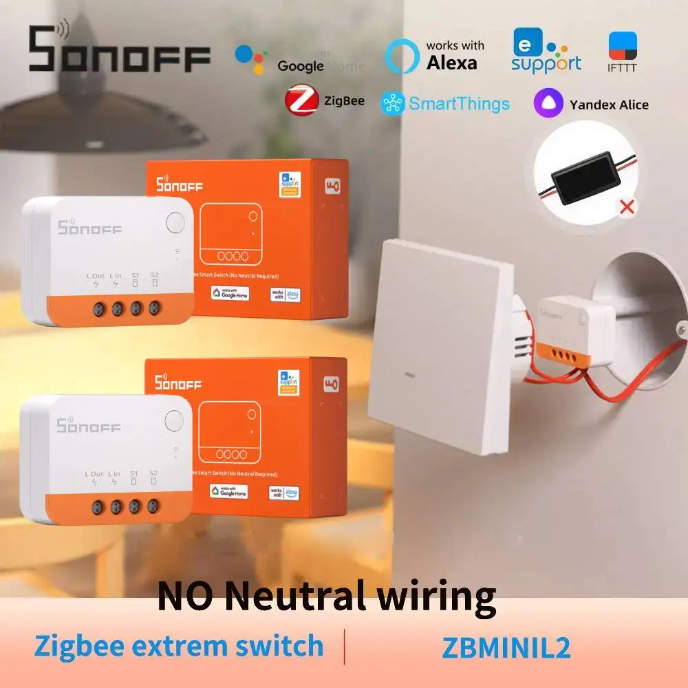 SONOFF-Zigbee-Extreme-Switch-Mini-2-way-No-Neutral-Required-ZBMINI-L2 ...
