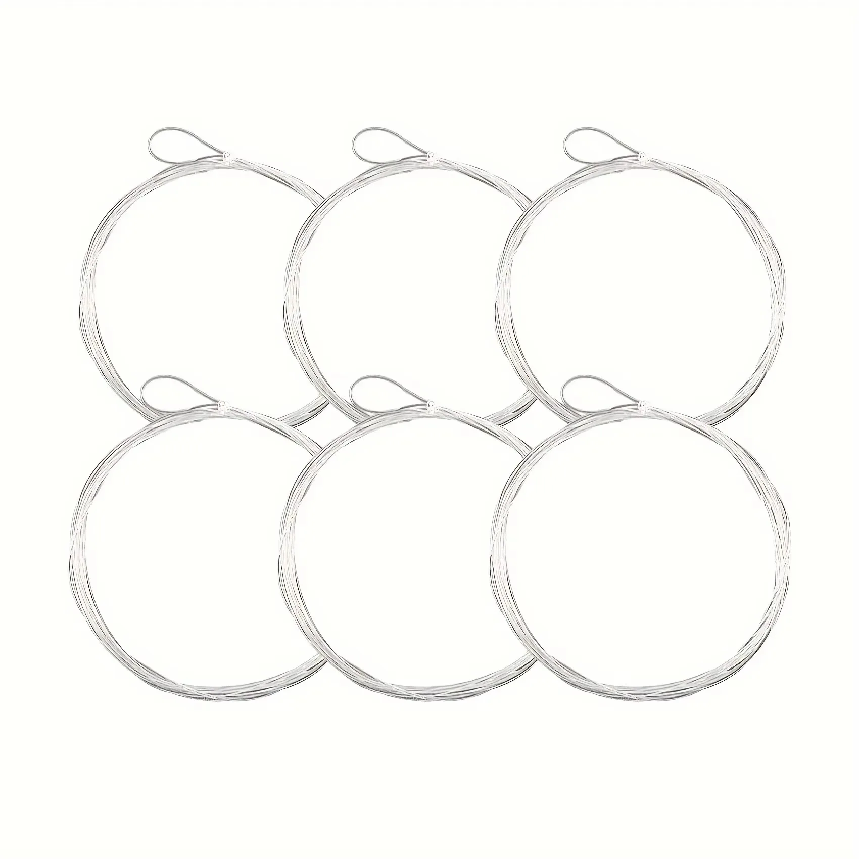 Aventik Fly Fishing Tapered Leader Pre-Tied Loop 6pcs Nylon Fly Fishing ...