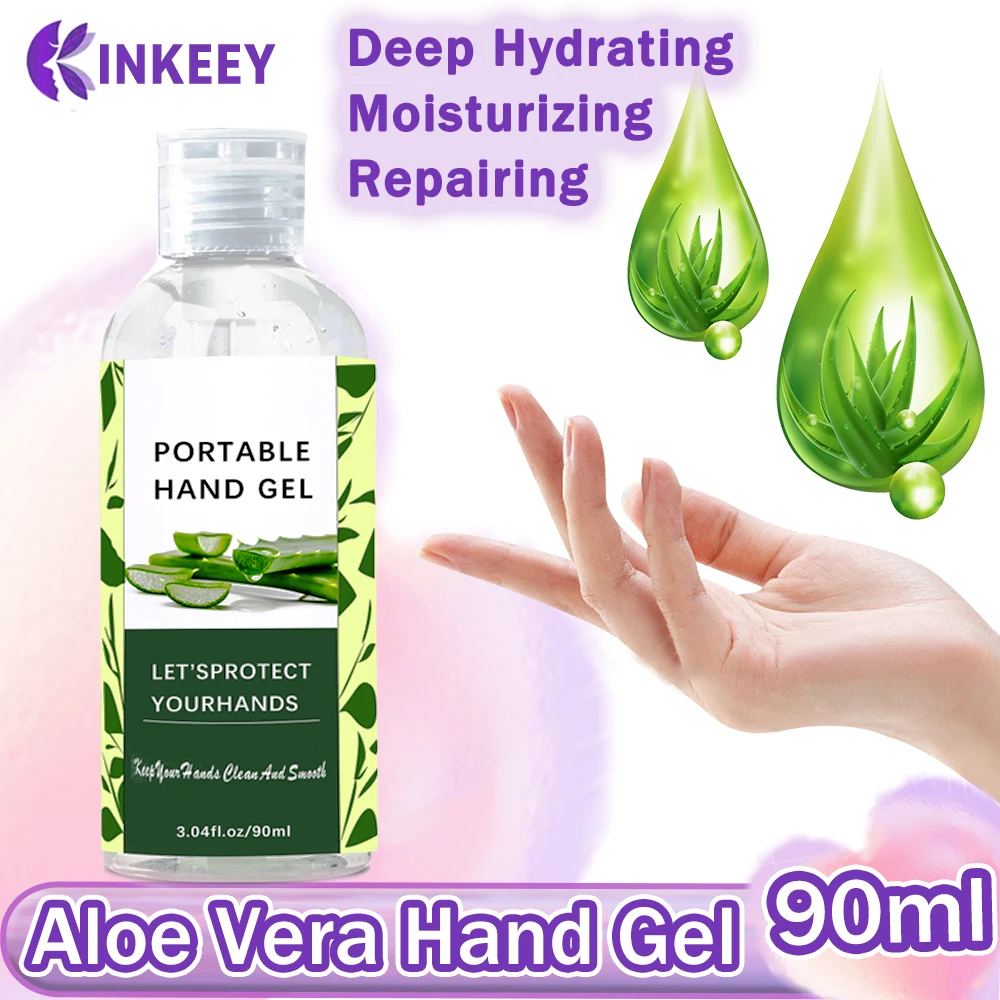 90ml Aloe Vera Gel for Hand Body Moisturizing Hydrating Remove Acne ...