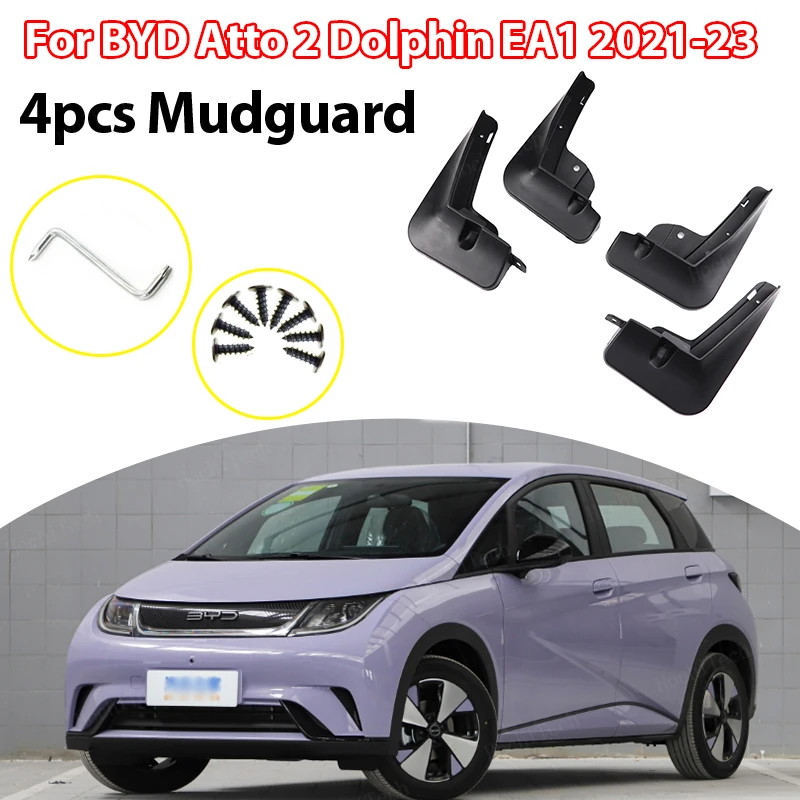 Mud-Flaps-Auto-Front-Rear-4pcs-Mudguards-Special-Fender-Mudflaps-Car ...