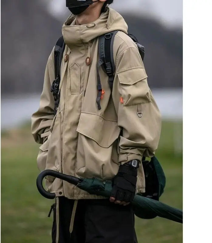 High Quality Outdoor Loose Hiking Jackets Men Clothing Spring Autumn ...