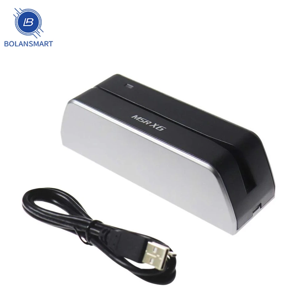 Msr X6 Smallest Magnetic Stripe Card Reader Writer Writer 3-track Usb ...