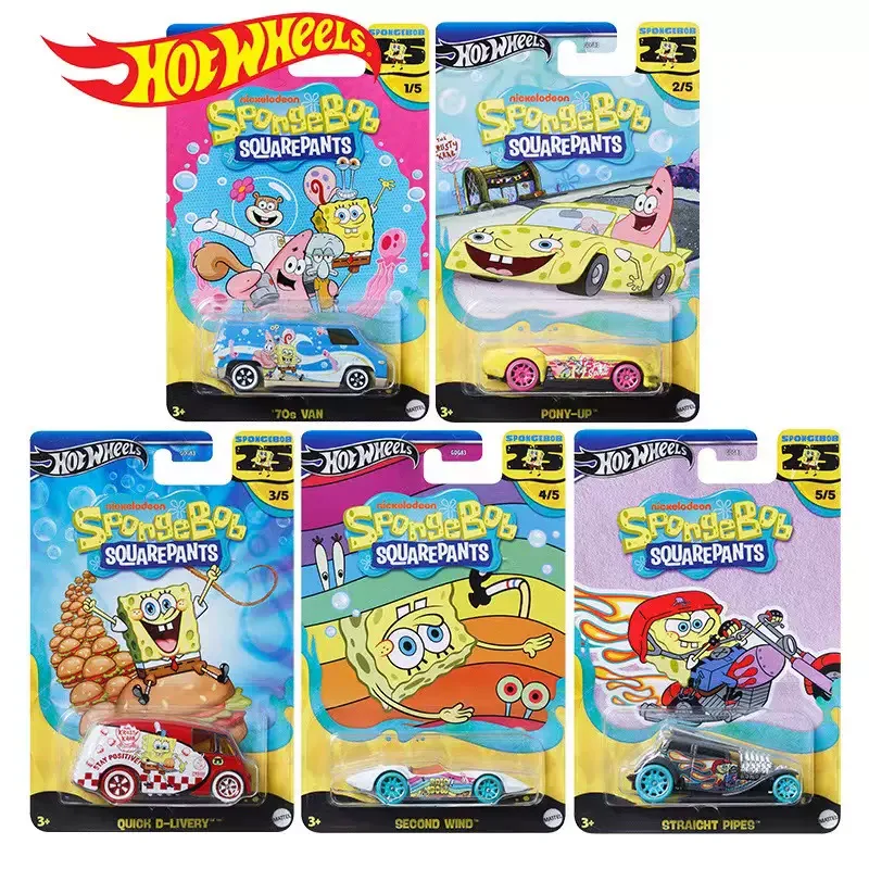Hot-Wheels-Coche-de-Bob-Esponja-para-ni-o-juguete-Original-de-Bob ...