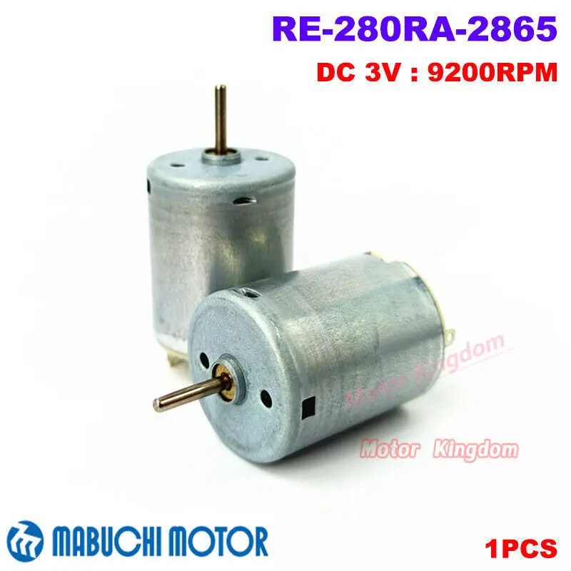 Mabuchi RE 280RA 2865 dc 1.5v 3v 9200rpm mini 24mm redondo motor diy ...