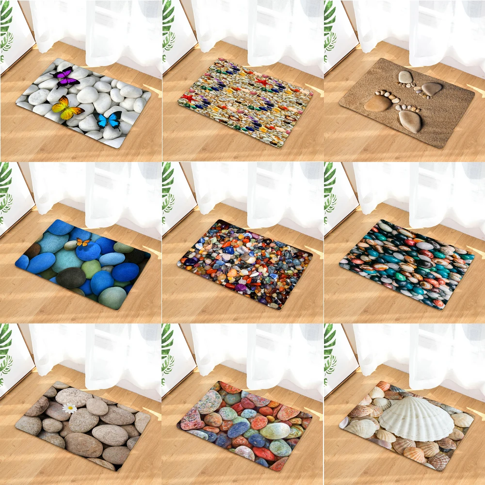 Colour-Stone-Pattern-Bedroom-Anti-Slip-Mat-Home-Decor-Doormat-Kitchen ...
