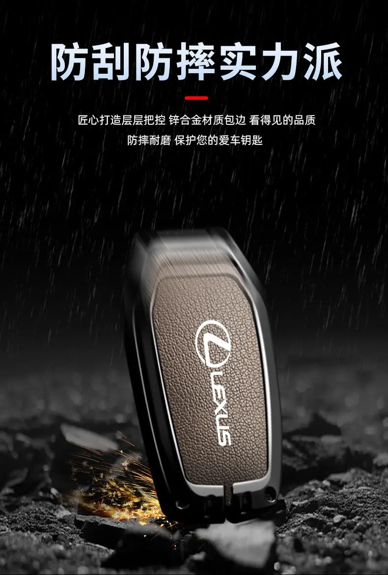 Винтажный кожаный чехол для ключей от автомобиля для Lexus RX 300 330 ...