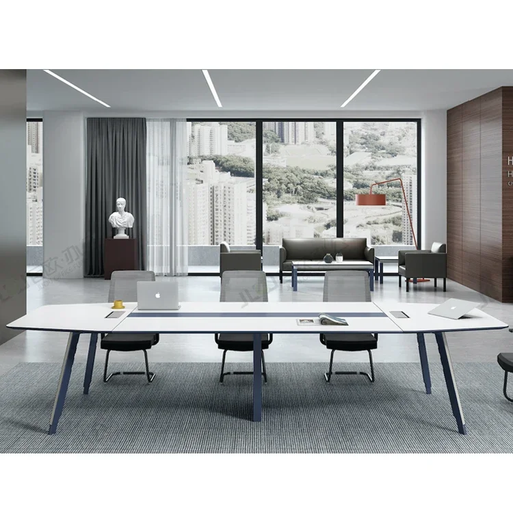 New-Modern-Office-Conference-Table-Meeting-Room-Table-Wooden-Conference ...