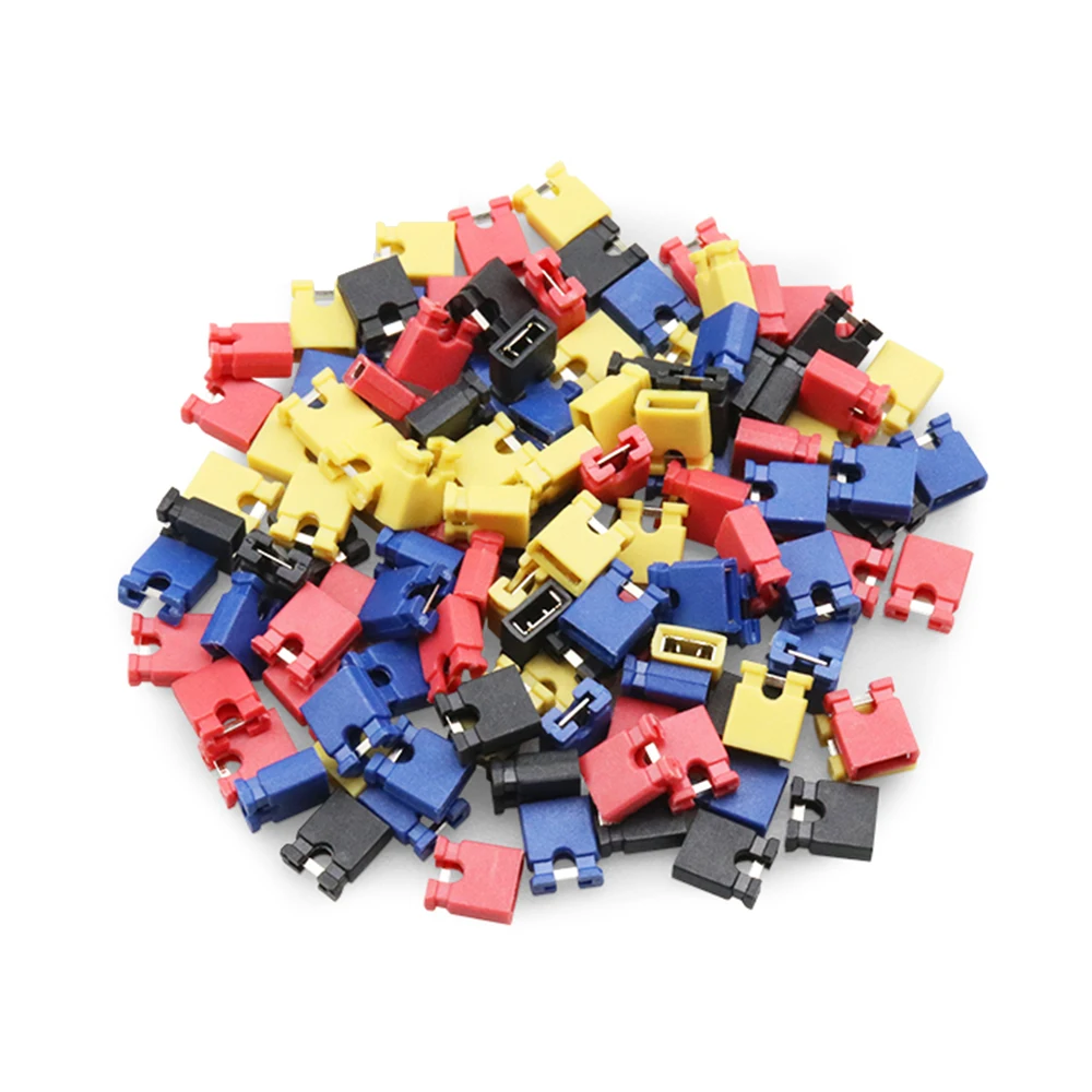 Header Jumper Blocks Connector 2.54 Mm | Short Circuit Connector Jumper ...