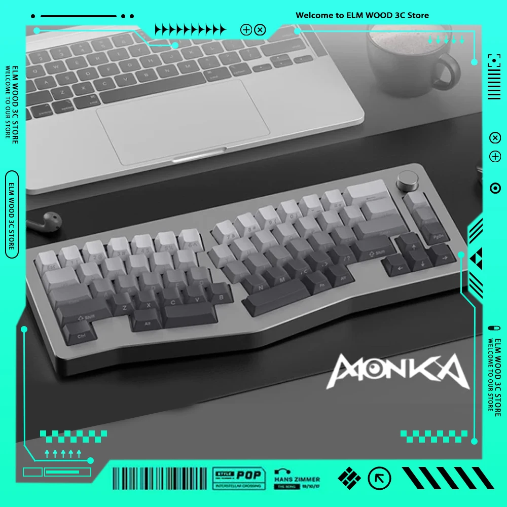 Monka-Alice-67pro-Mechanical-Keyboard-Tri-Mode-Bluetooth-Wireless ...