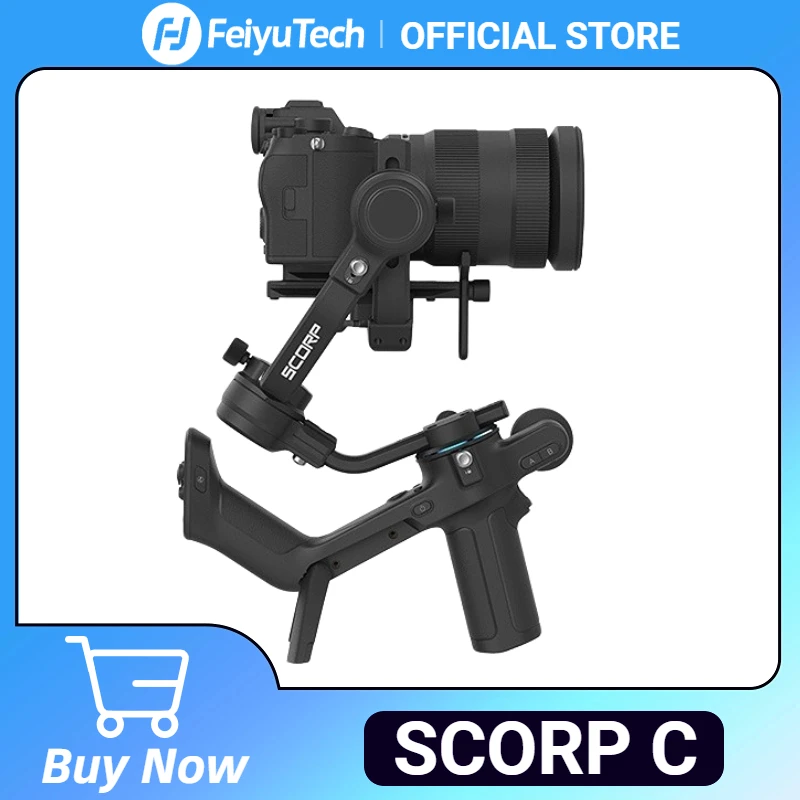 FeiyuTech-Official-Feiyu-SCORP-Series-SCORP-C-Handheld-Gimbal-3-Axis-Stabilizer-Handle-Grip-for ...