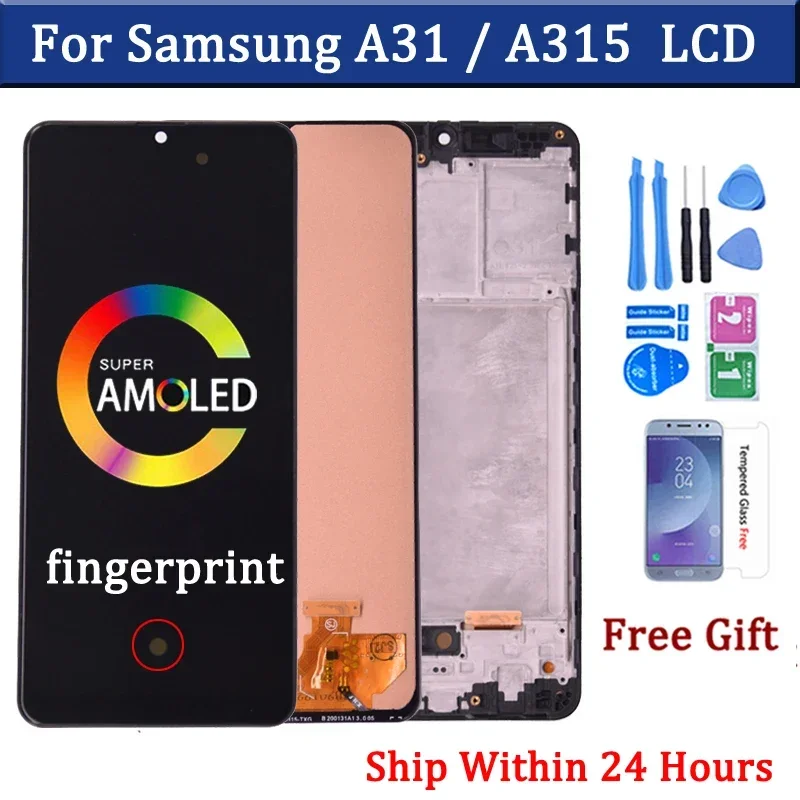 Super AMOLED For Samsung A31 A315 A315F A315F/DS A315G/DS A315G LCD ...