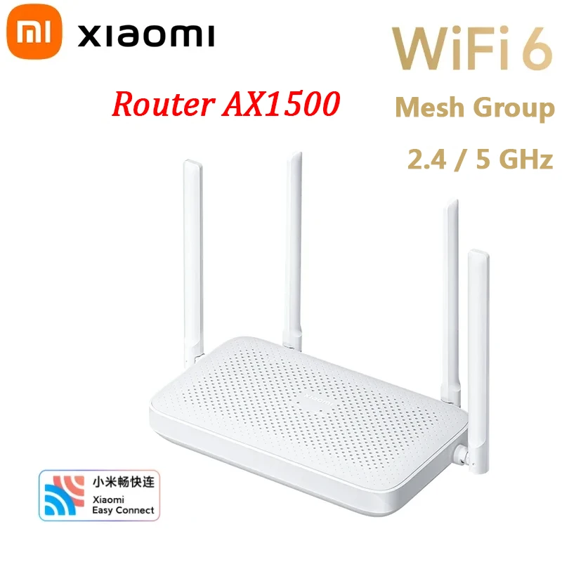 Xiaomi-AX1500-Router-2-4-5GHz-WiFi-6-Mesh-System-1500Mbps-Work-with ...
