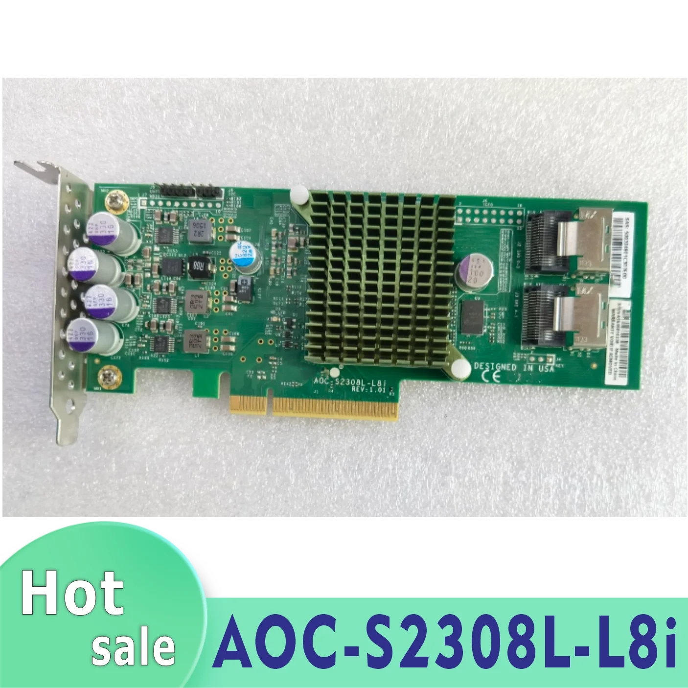 AOC-S2308L-L8i RAID controller card 8-port 6Gb/s SAS PCIe 3.0 IT mode ...