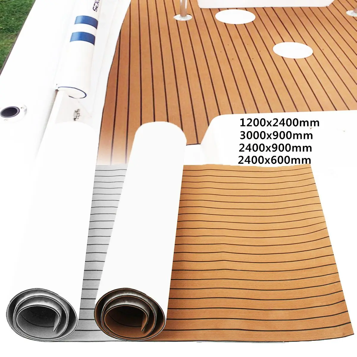 600-3000mm EVA Foam Boat Flooring Teak Foam Decking for Boats EVA Foam ...