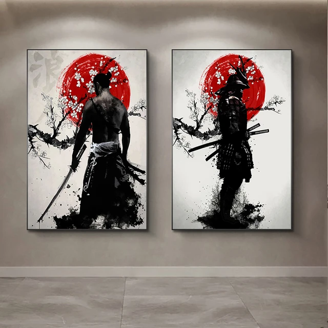 Abstract Geisha Art