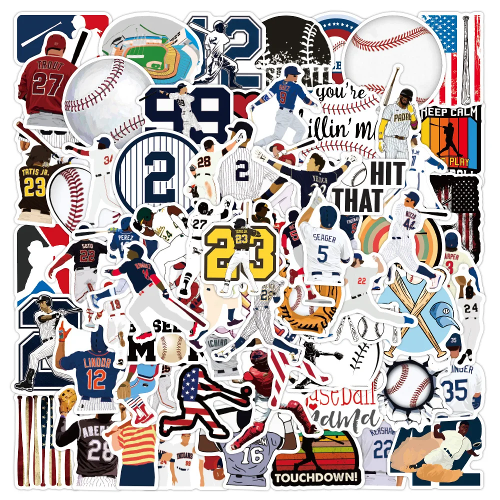 Stickers-Baseball-Aesthetic-Stationery-Sticker-Kids-Toys-Cool-Stuff ...