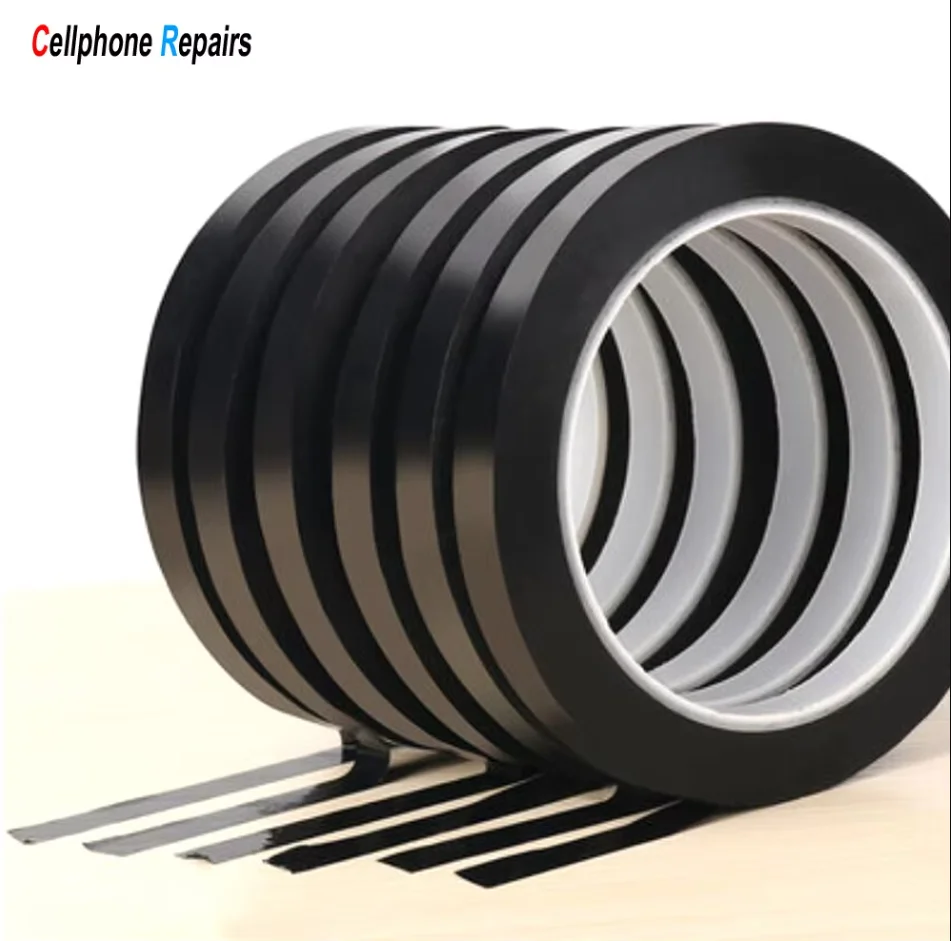 black film LCD screen Masking tape PET High temperature resistance ...