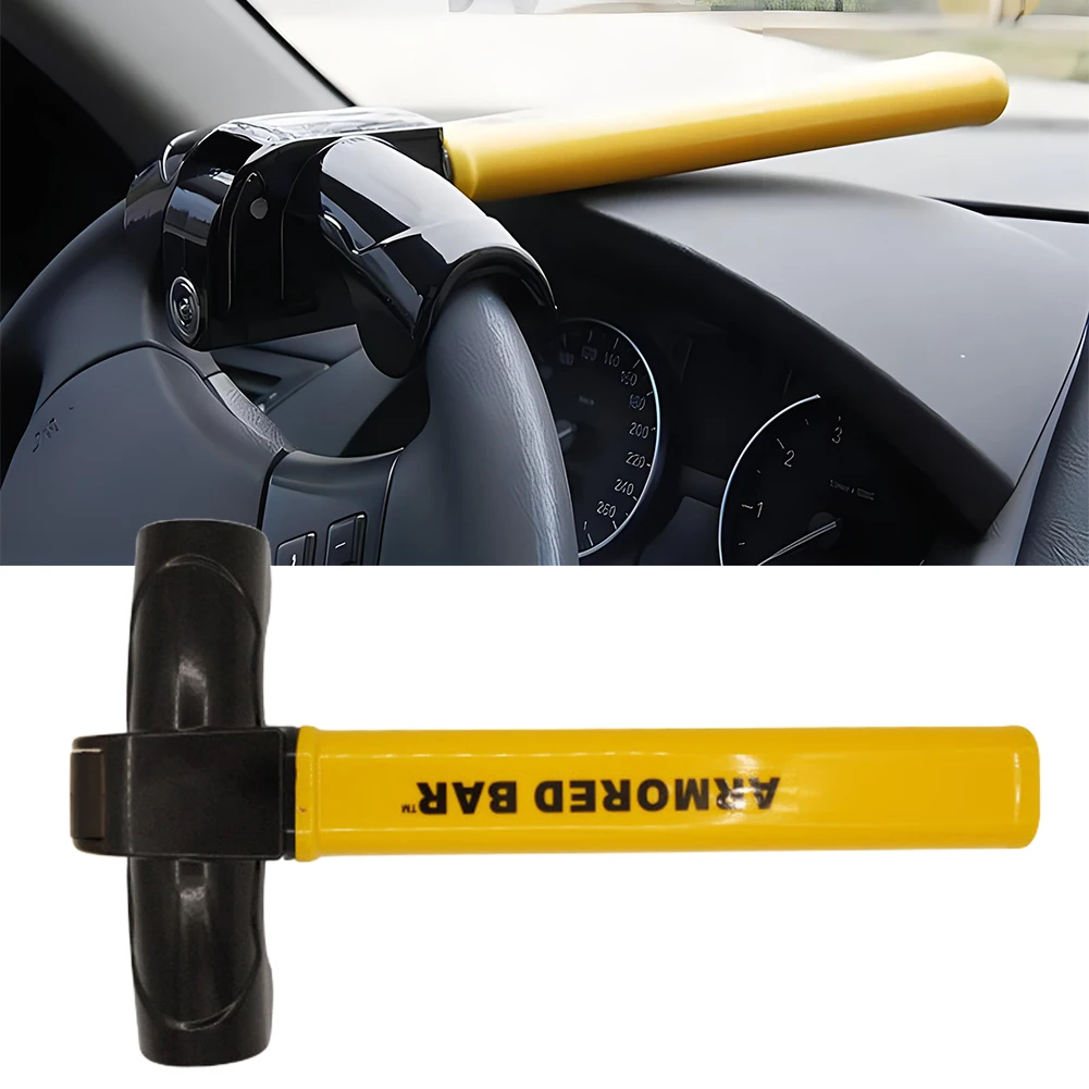 Anti-theft Car/Van Security Rotary Enhance Steering Wheel Immobiliser ...