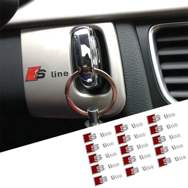Metal-Door-Window-Sign-Car-Body-Decoration-Sline-Wheel-Sticker-For-Audi ...
