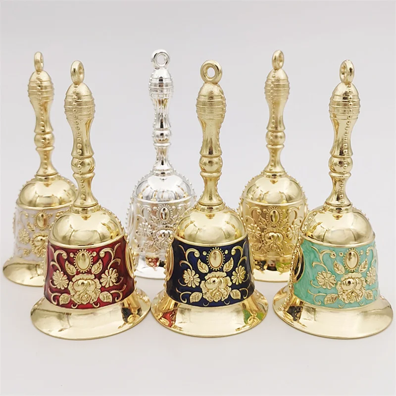 Cloche-Main-R-tro-en-M-tal-de-Style-Europ-en-D-coration-Artisanale-d ...