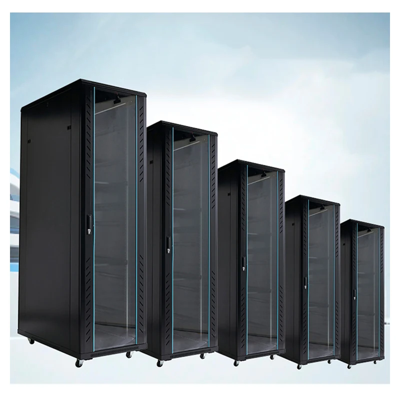 Mobile vertical floor stand 18u 22u 32u 36u network cabinet carriage 19 ...