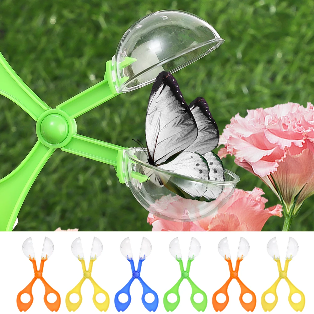Plastic-Insect-Catcher-e-Tesoura-Insect-Trap-Bug-Tongs-Pin-a-para-Crian ...