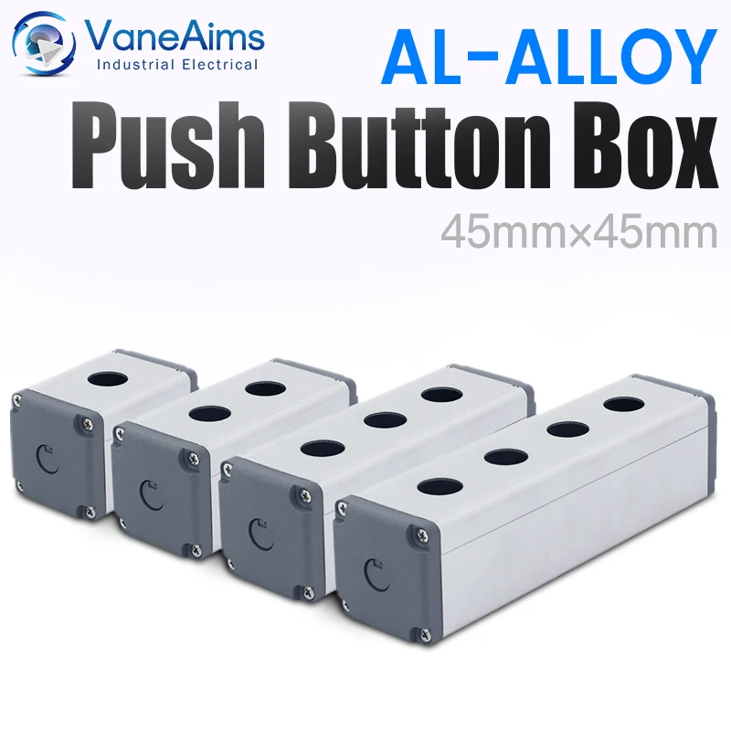 VaneAims-Metal-Aluminum-Switch-Box-Industrial-Home-Control-16mm-19mm ...