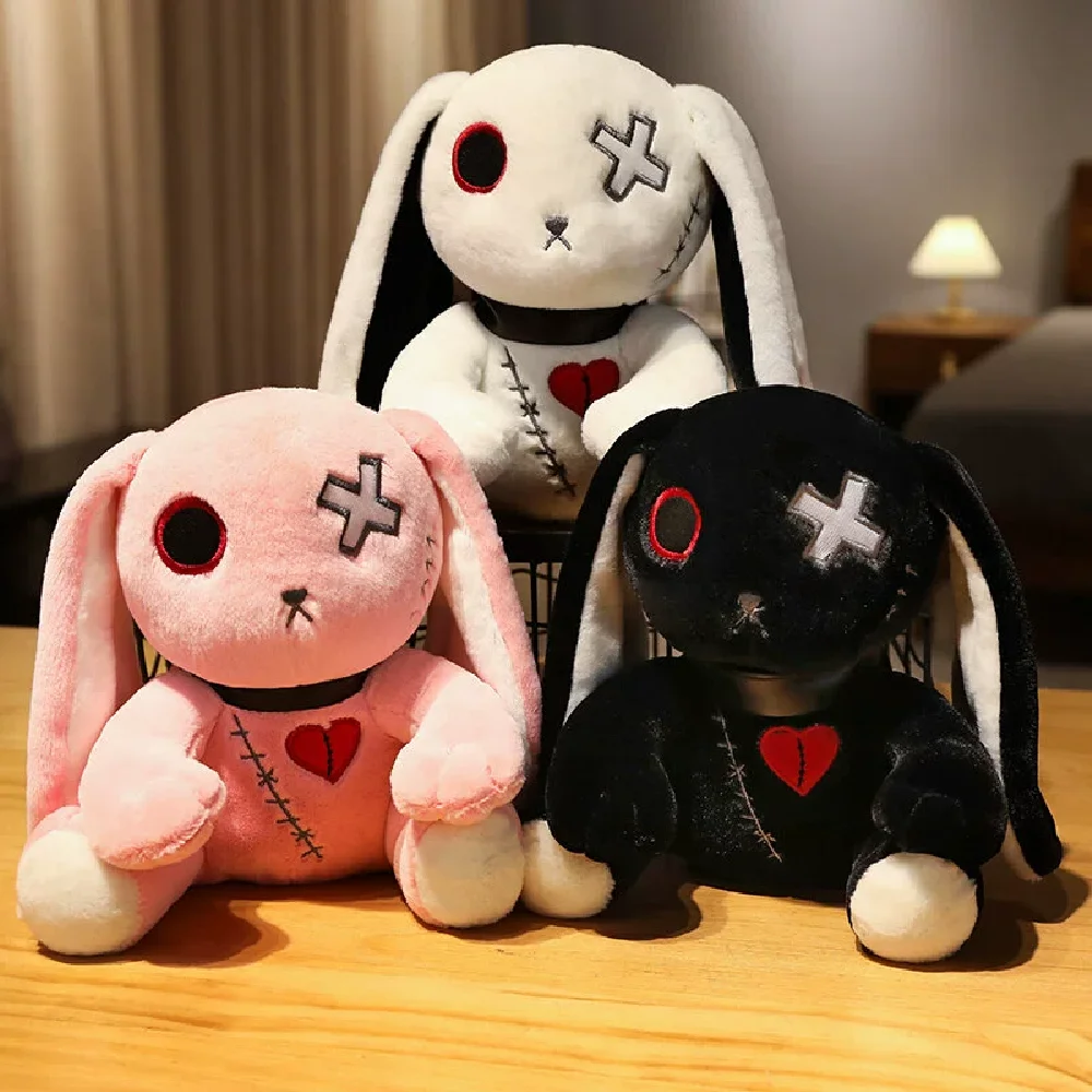 Anime-Spooky-Gothic-Bunny-Stuffed-Crazy-Rabbit-Plush-Toys-Spooky-Gothic ...