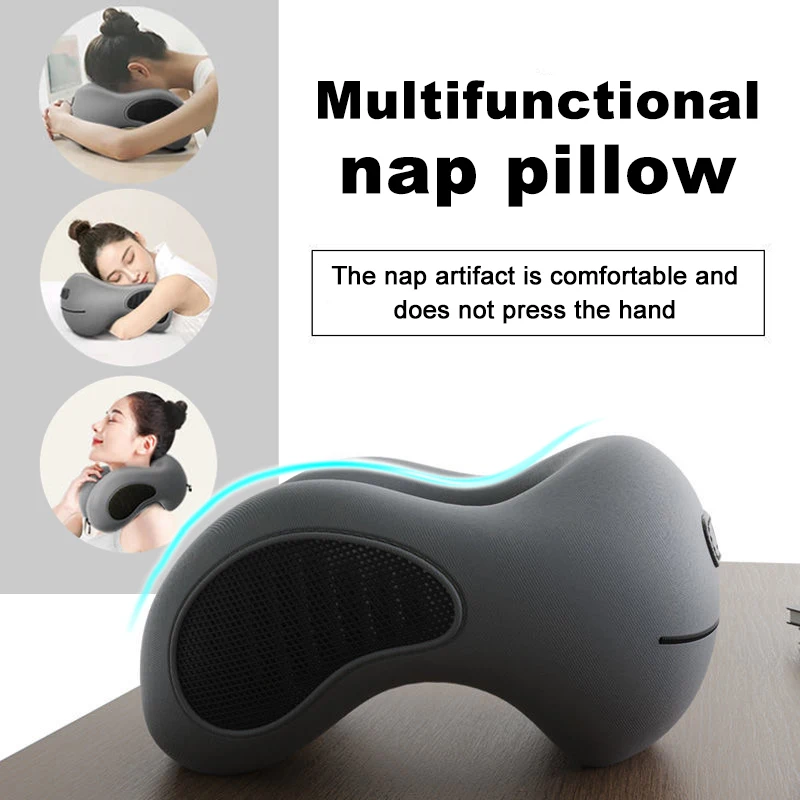 2023-Office-Memory-Foam-Nap-Pillow-Outdoor-Travel-Headrest-Neck-Support ...