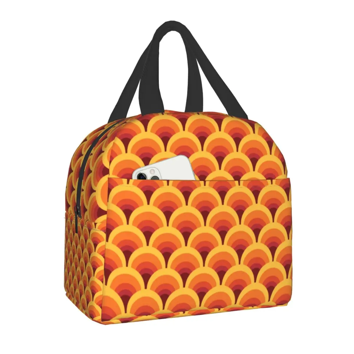 Orange-Wave-Gradient-Lunch-Box-for-Women-Multifunction-Abstract ...
