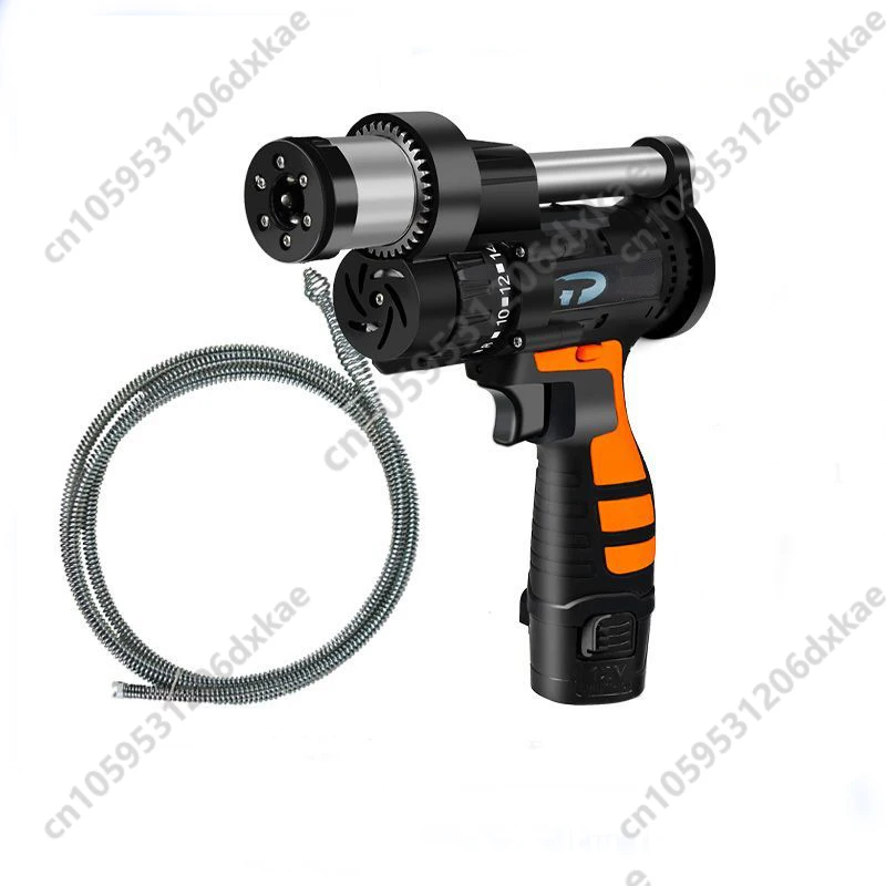 Home-Electric-Spring-Type-Pipe-Dredge-Machine-Sewer-Toilet-Blockage ...