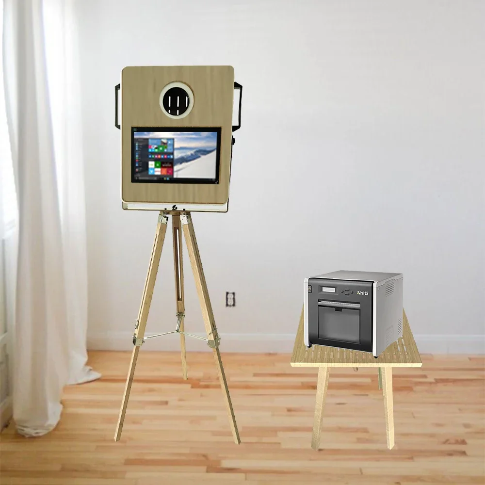 USA-Wholesale-Wooden-Selfie-Photo-Booth-Machine-dslr-Vintage-Photo ...