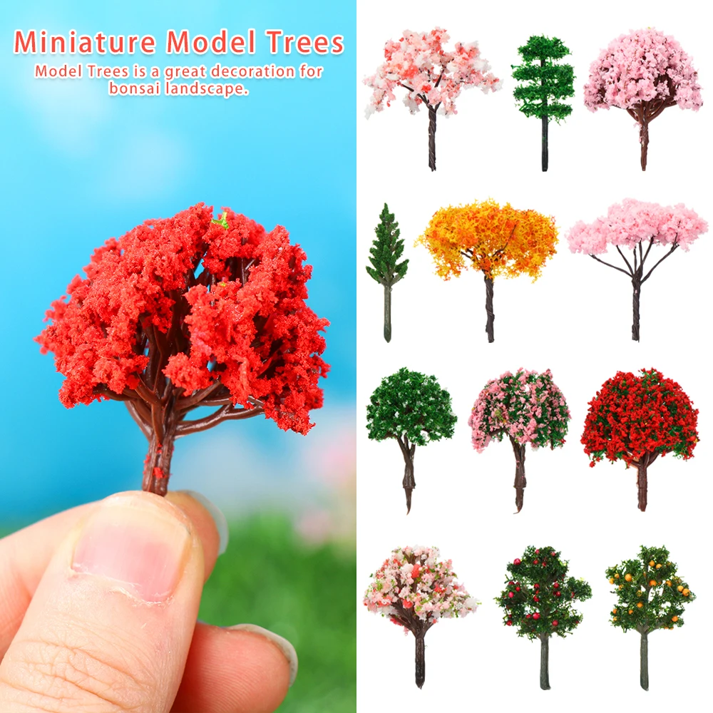 5pcs-4cm-Mini-Artificial-Tree-Willow-Miniature-Flower-Tree-Fairy-Garden ...