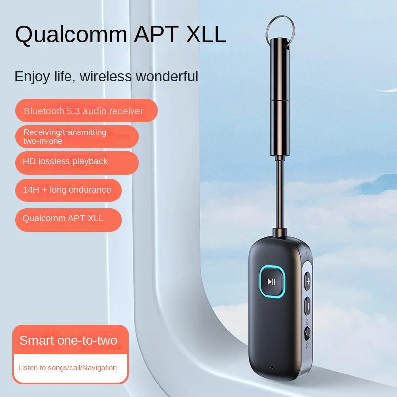 New-Qualcomm-Aptx-Smart-One-to-Two-Bluetooth-Adapter-Aircraft-Fitness ...