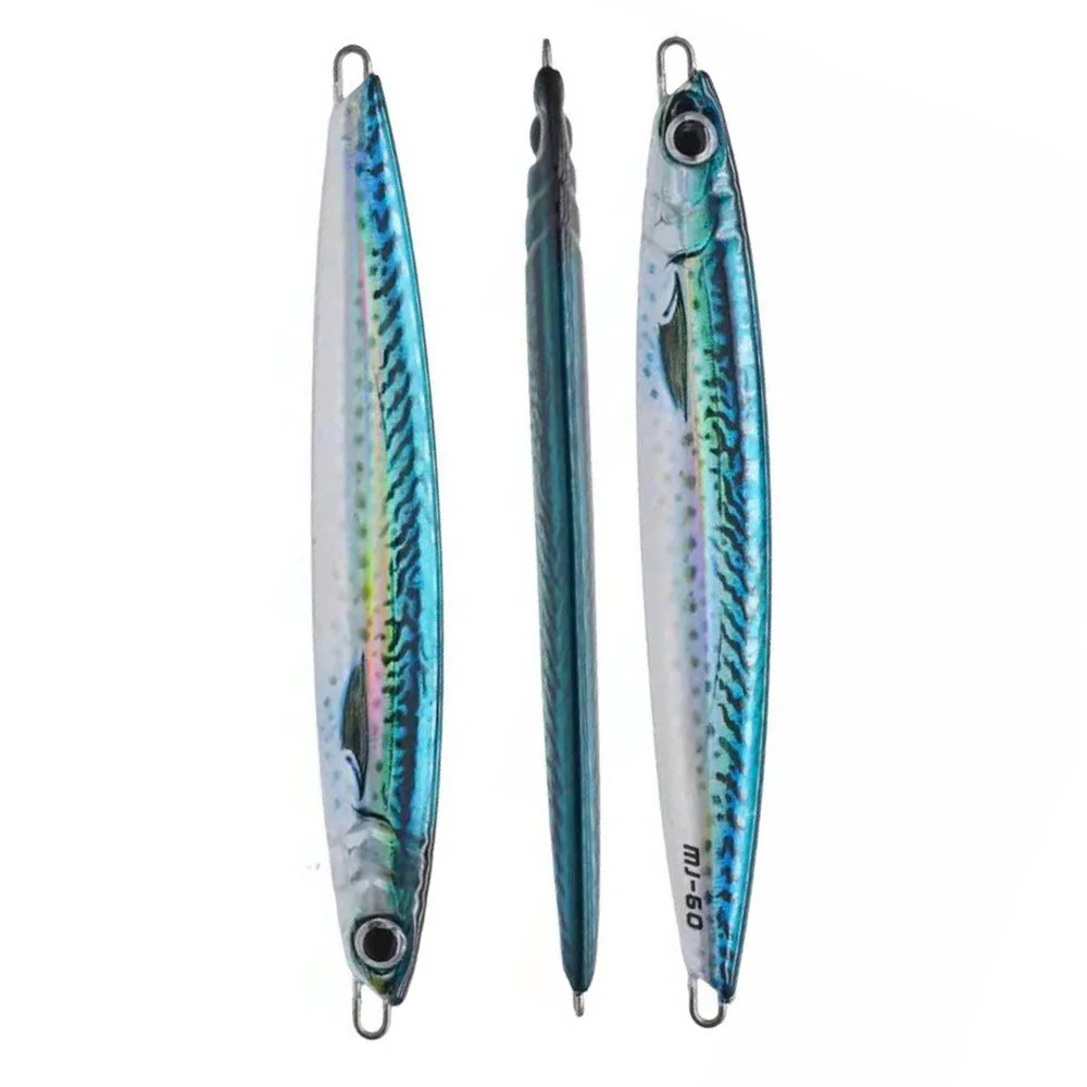 40-60-80-100g-Saltwater-Metal-Jig-Lure-Fishing-Shore-Cast-Jigs-Slow ...