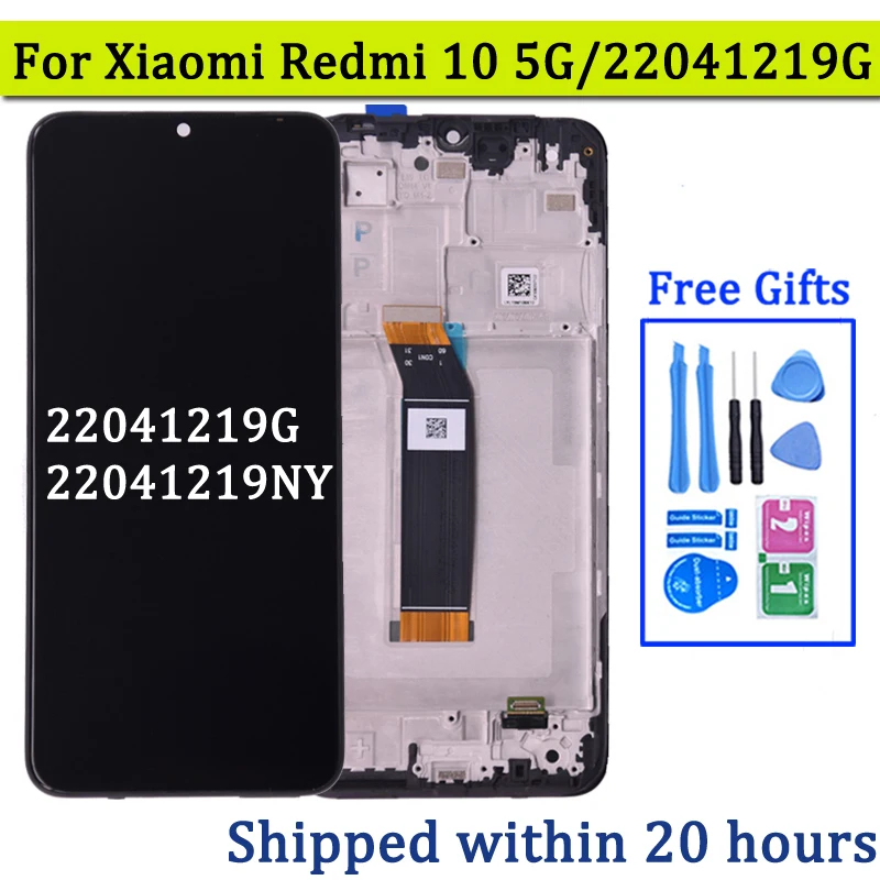 6-58-Screen-for-Xiaomi-Redmi-10-5G-Lcd-Display-Digital-Touch-Screen ...