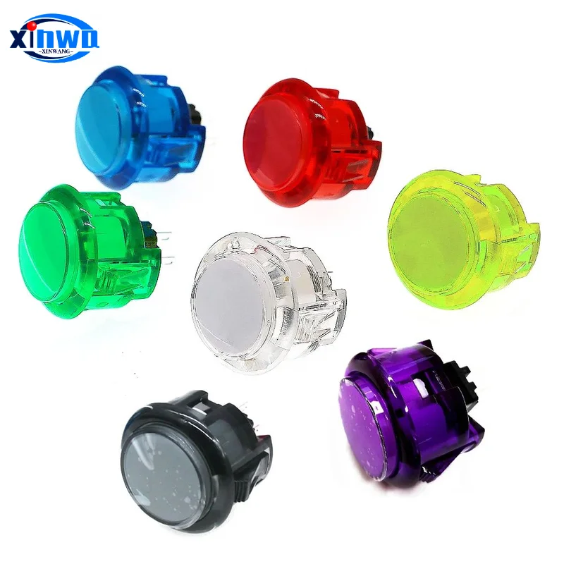 10x-Clear-Push-Button-24mm-30mm-Durable-Multicade-Video-Game-Console ...
