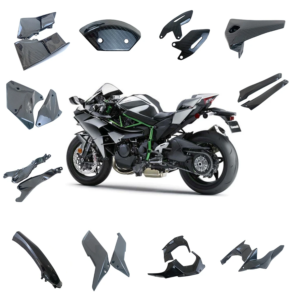 Carbon Fiber Exterior Parts | Carbon Fiber Vehicle Hood | Kawasaki H2r ...