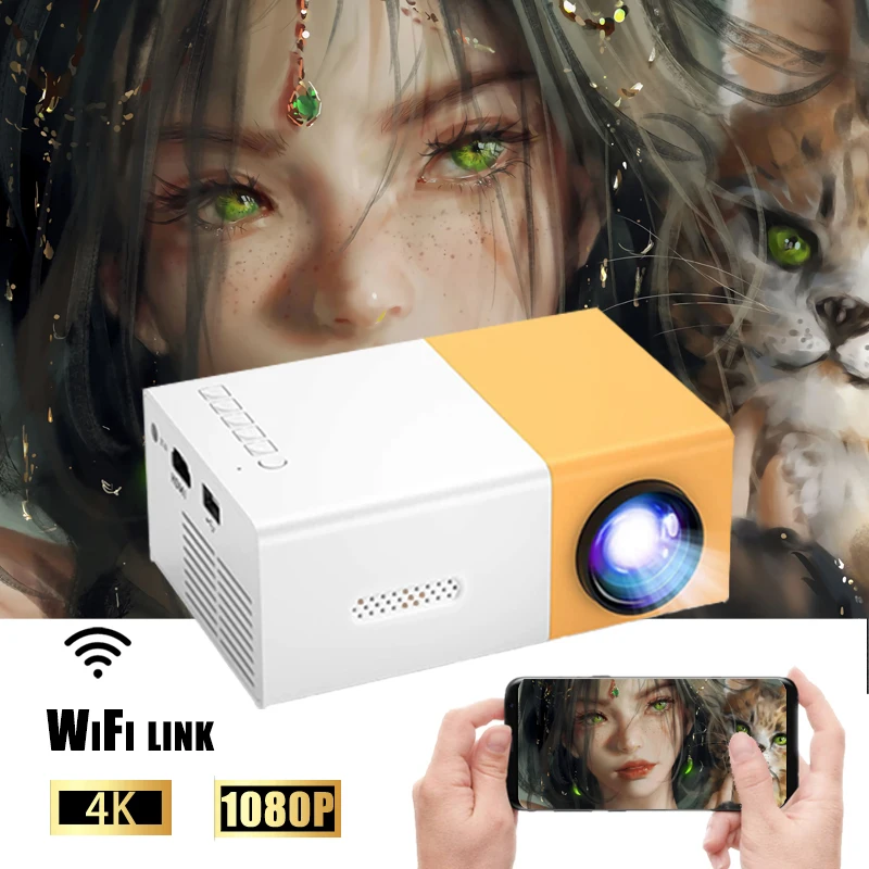 YG300-Mini-Smart-Projector-Home-1080p-Full-HD-Portable-Projector-LED ...