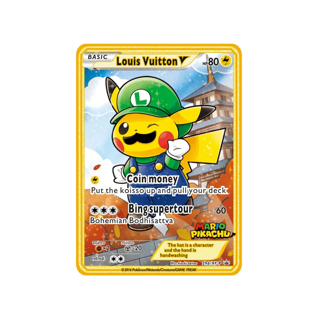 Metel Mario Pokemns Ex